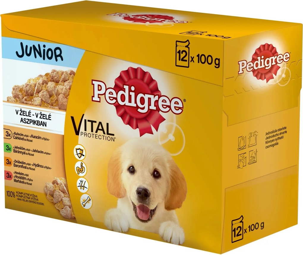 Pedigree Kapsičky pro psy JUNIOR v želé 12 x 100 g