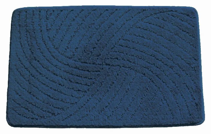 Ervi koupelnová předložka CTN tmavě modrá Comfort, 50×80 cm