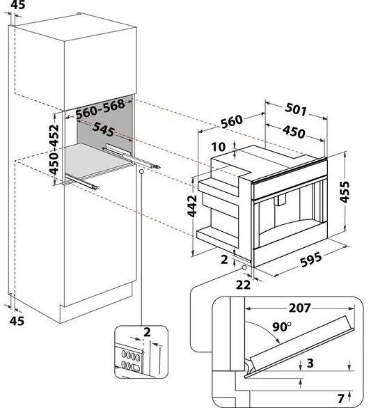 Whirlpool W11CM145 Vestavný kávovar