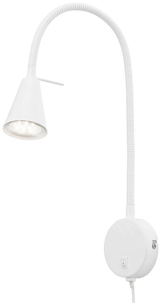 Nástěnné svítidlo LED Tusa, nástěnný prvek, bílé