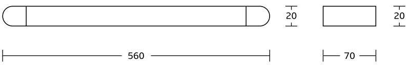Mexen Adox, držák na ručníky, chromová, 7018224-00