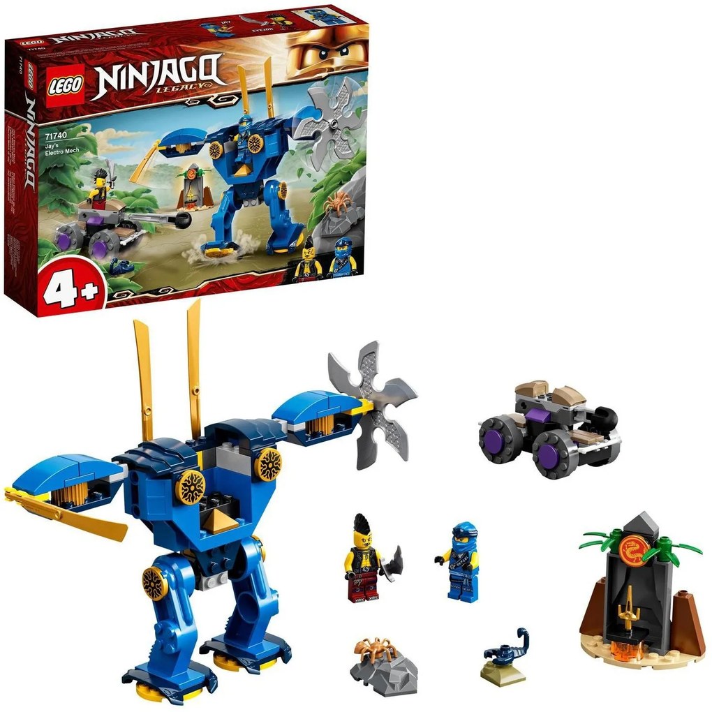 Lego stavebnice lego ninjago 71740 jayův elektrorobot