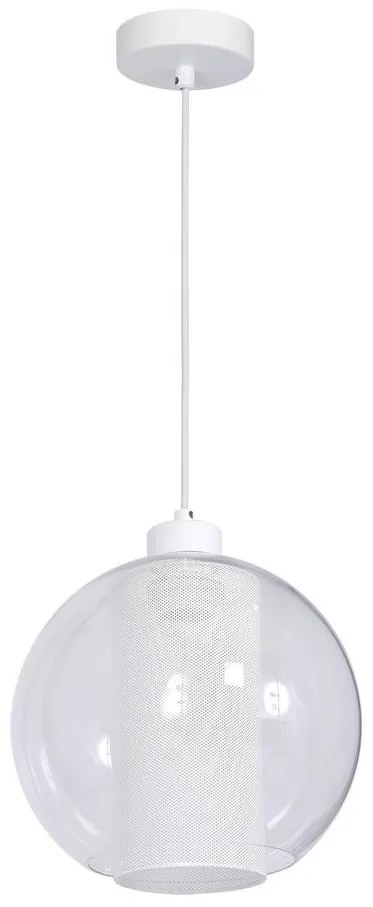 Luminex Lustr FUNA 1xE27/60W/230V bílá LU8255