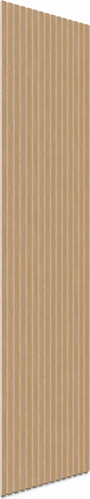 Denpanels Akustický panel WOOD Dub přírodní MDF šedá plsť 240 x 60 x 2 cm