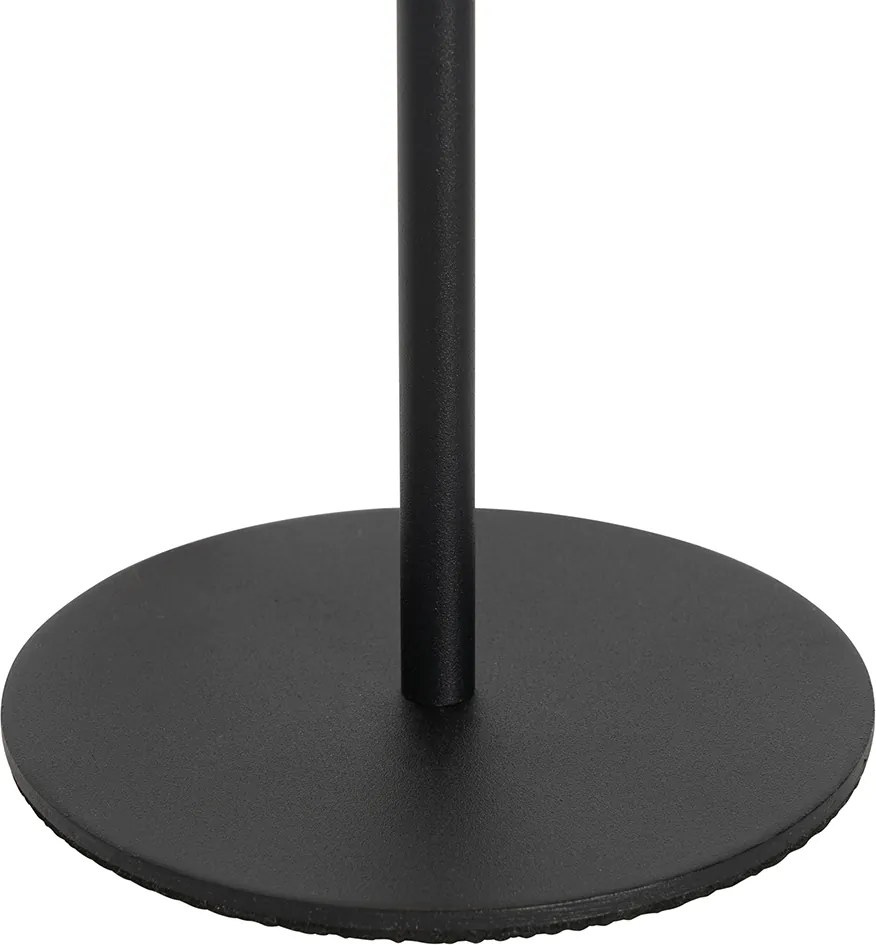Stolní lampa černá včetně stmívače a dobíjecího LED IP54 - Murdock