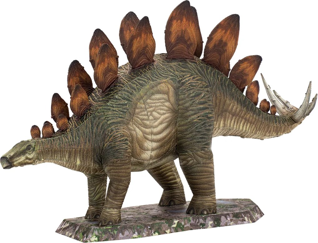 Metal earth stegosaurus
