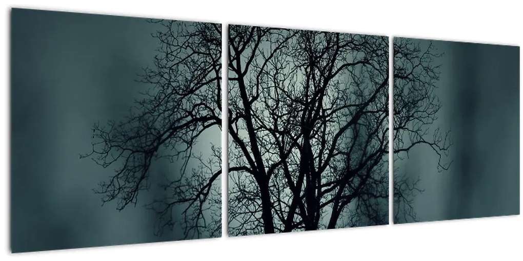 Obraz stromu v zatmění (120x40 cm), 40 dalších rozměrů