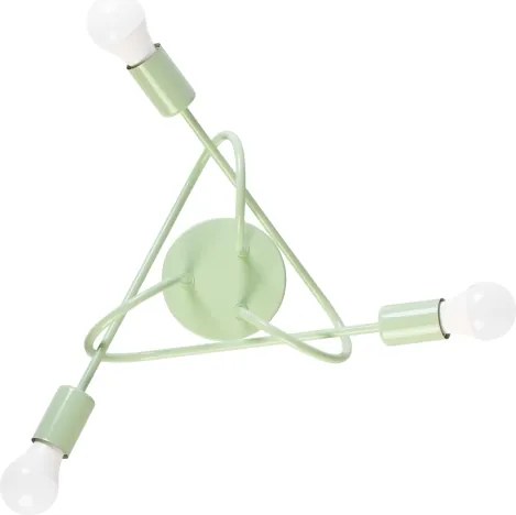 Přisazený lustr OXFORD 3xE27/15W/230V zelená