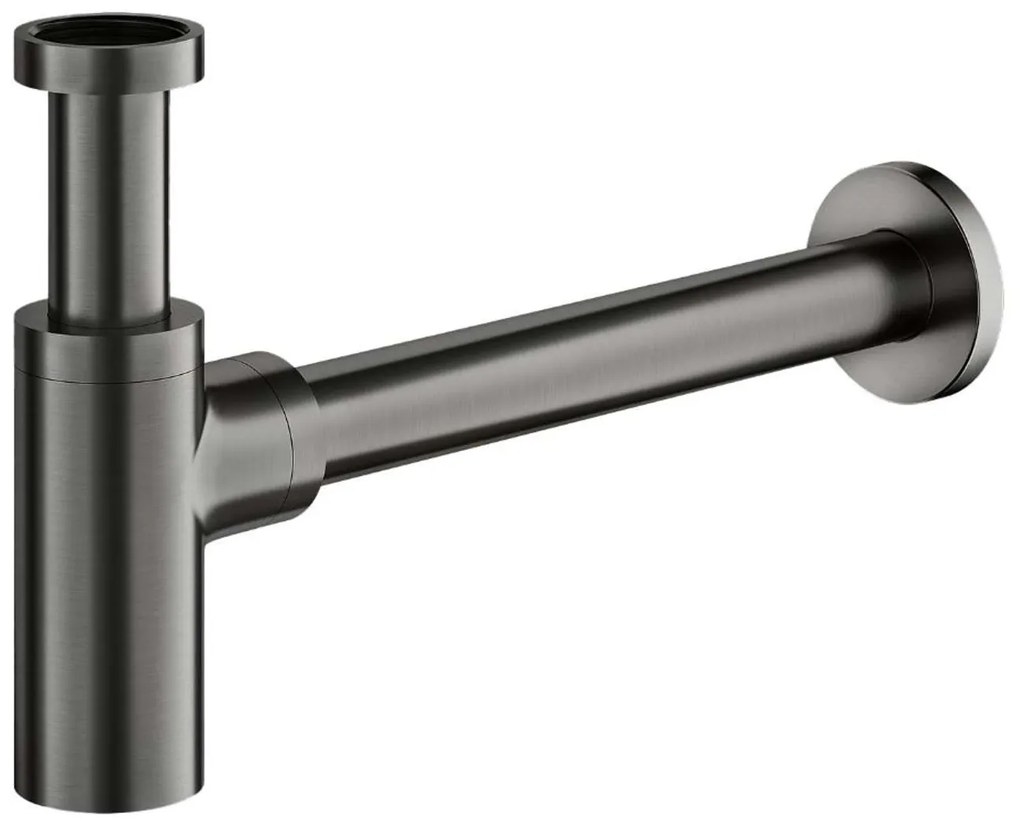 OMNIRES - Designový sifon, kartáčovaný grafit A186GR