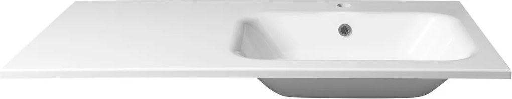 Sapho Areca umyvadlo 101 x 51,5 cm pravé litý mramor bílá AC101R