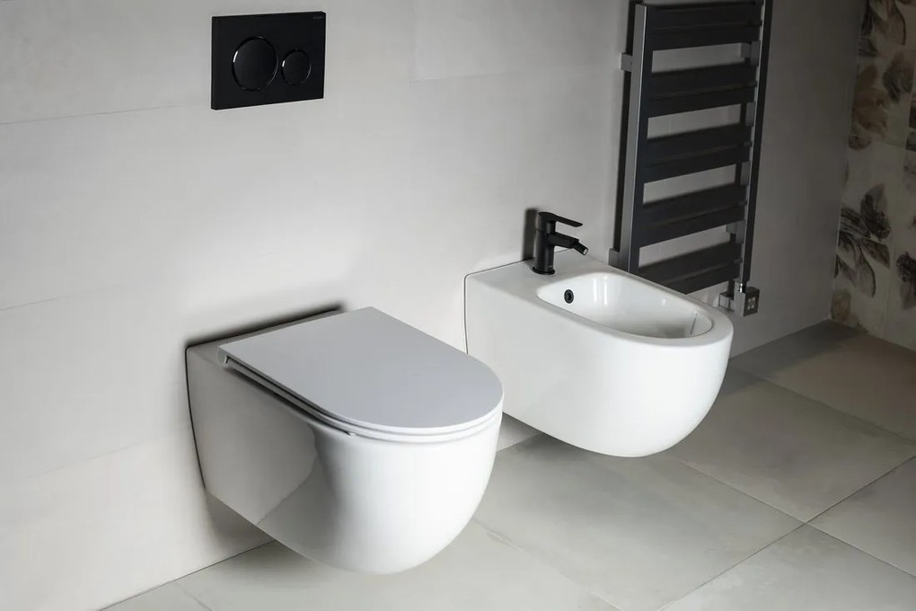 Bruckner Bruckner, FULDA závěsný bidet, 36x52cm, bílá, 201.611.4