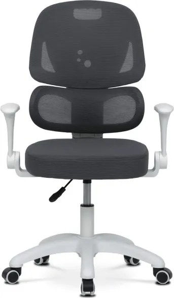 Dětská otočná židle šedá KA-K1063 GREY