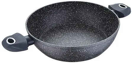 Hrnec z litého hliníku Bergner / Ø 28 cm / teflonový povrch / černá
