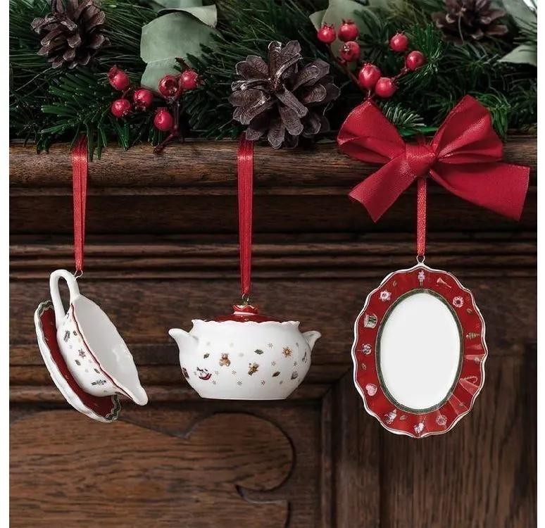Toy's Delight Decoration Vánoční závěsná dekorce Servis 3 ks, Villeroy & Boch
