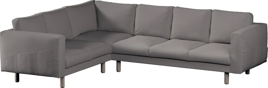 Potah na pohovku IKEA Norsborg rohová 5-místná barva béžová látka pletený vzor