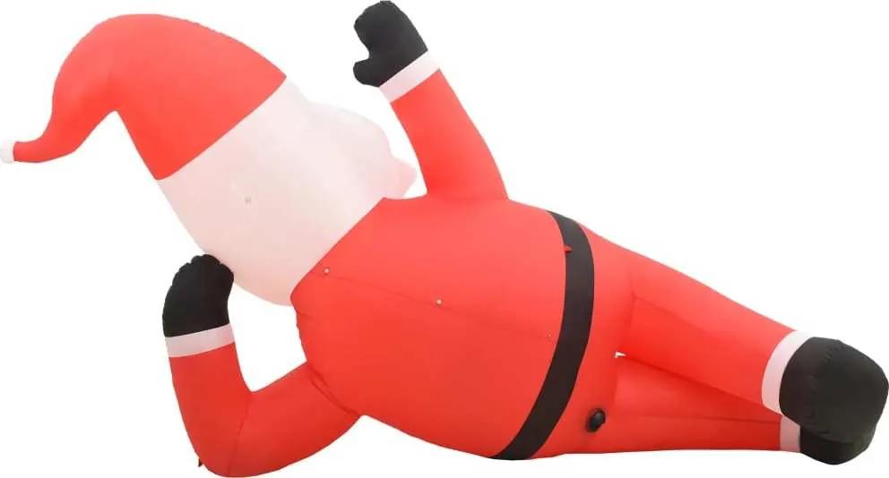 vidaXL Vánoční nafukovací Santa Claus LED IP44 červený 360 cm XXL [289300]