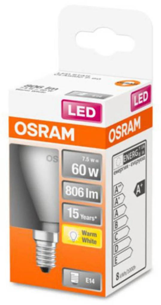 OSRAM Classic P LED žárovka E14 7,5W 2 700K matná