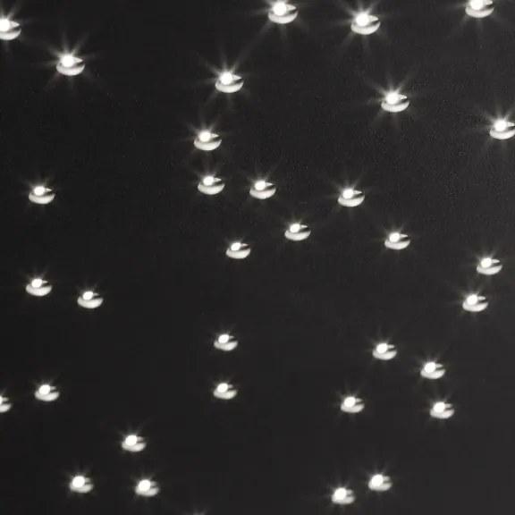 Stropní svítidlo LED se stmíváním Cílo 30 černé s dálkovým ovládáním