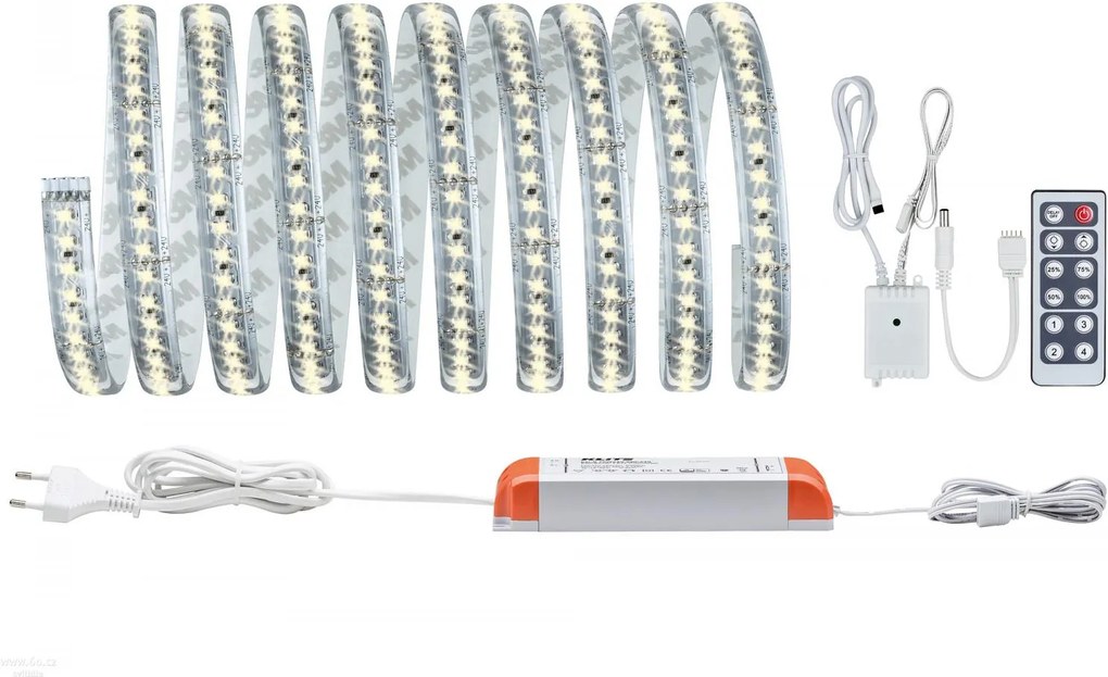 Paulmann 70801 MaxLED 1000, Basic Set 40W 2700K, 3m rozšiřitelný na 5,4m, včetně trafa a dálkového ovládání