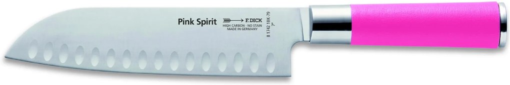 Kuchyňský nůž f. dick nůž santoku pink spirit
