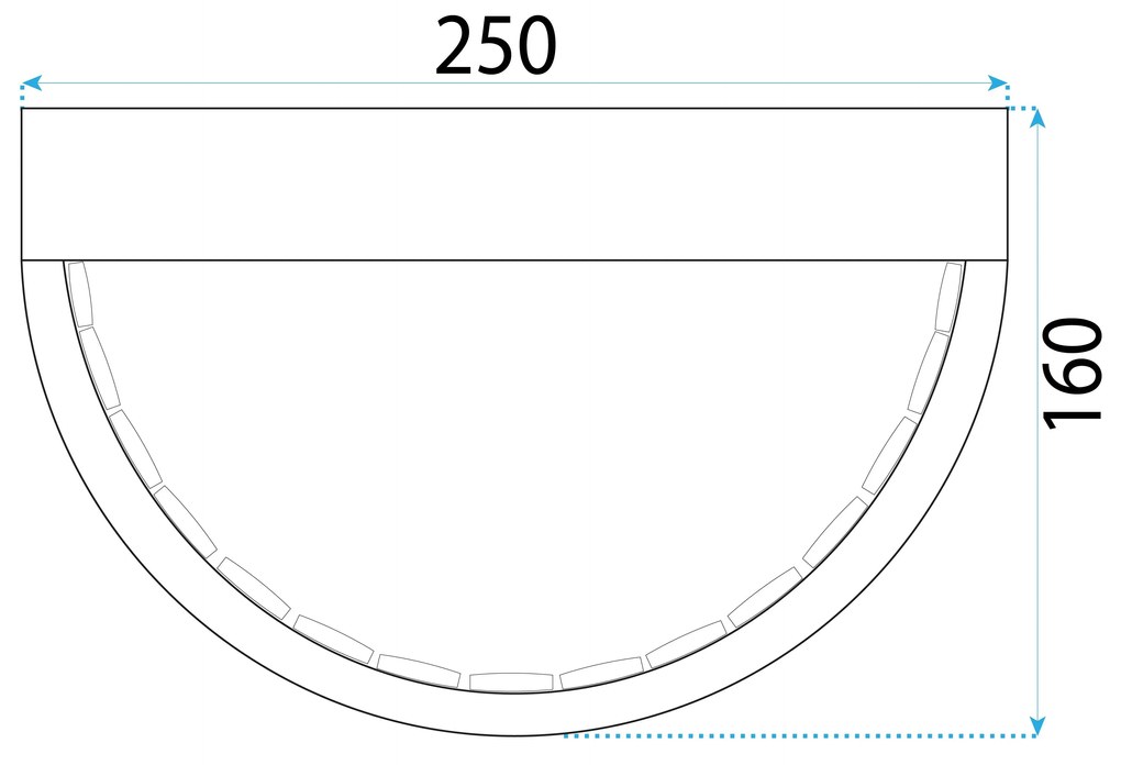Toolight Toolight, LED nástěnné křišťálové svítidlo APP1509-CP, zlatá matná, OSW-06792