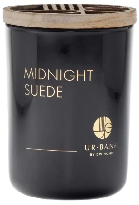 DW HOME Vonná svíčka Midnight Suede - Tabák & Kůže, malá