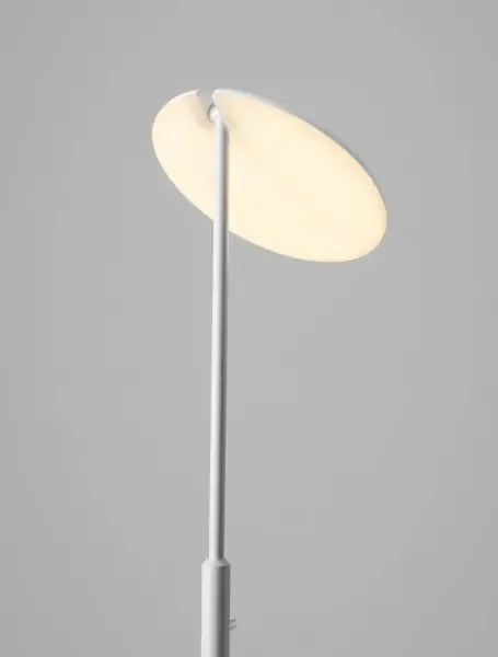 LED stmívatelná bílá stojací lampa Notos