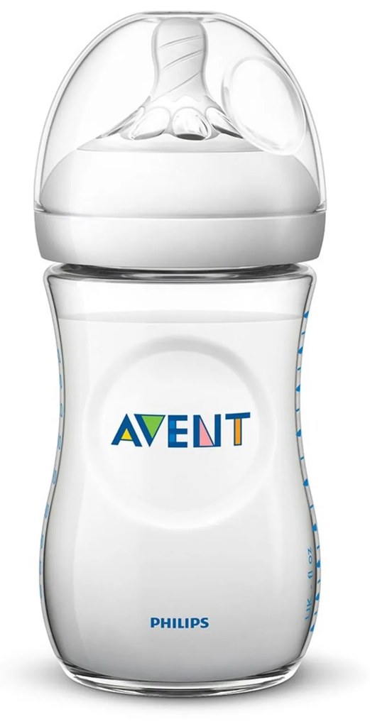 Kojenecká láhev Avent Natural transparentní 260 ml