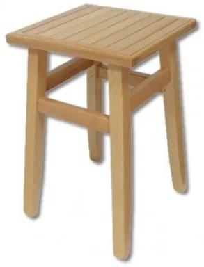 Dřevěná stolička taburet  CZ432
