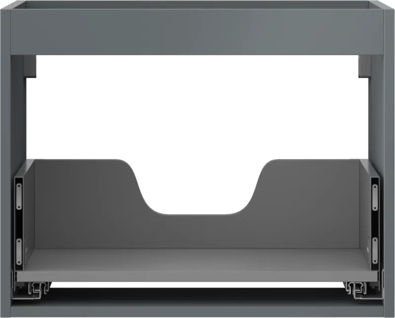 Mexen Box-A, závěsná skříňka 60 cm, 1 zásuvka, grafitová matná, 91AX0-0600-470-1-66