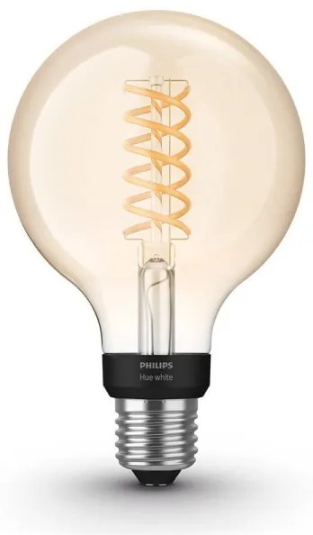 LED Stmívatelná žárovka Philips Hue WHITE FILAMENT G93 E27/7,2W/230V 2100K