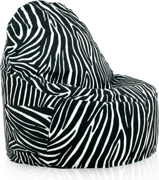 Křeslo Porto zebra