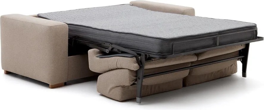 Béžová rozkládací pohovka 244 cm Anley – Kave Home
