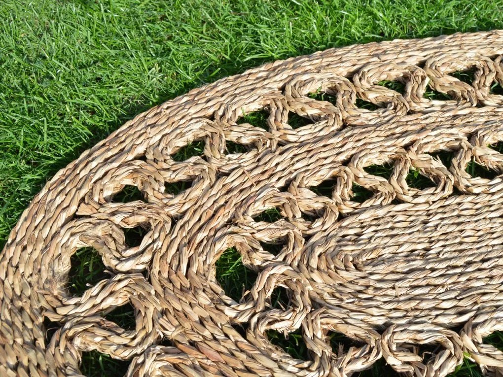 Oválná rohož na podlahu - 60 x 90 cm