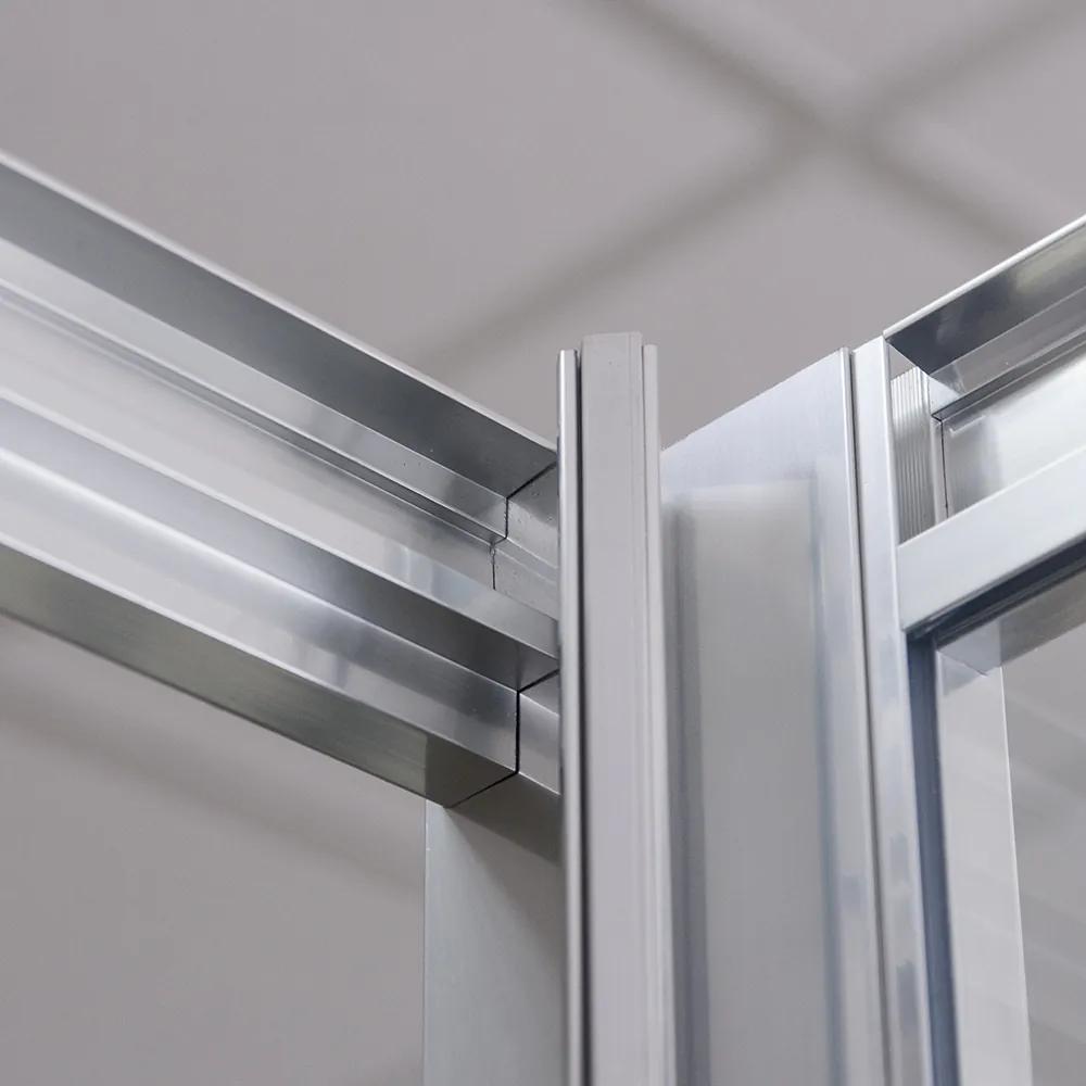 Sprchové dveře posuvné v kombinaci s pevnou stěnou LLB Viz technická specifikace Intimglass Brillant LLD2/1000+LLB/900 1000 900 LLD2/1000_LLB/900_br_ig