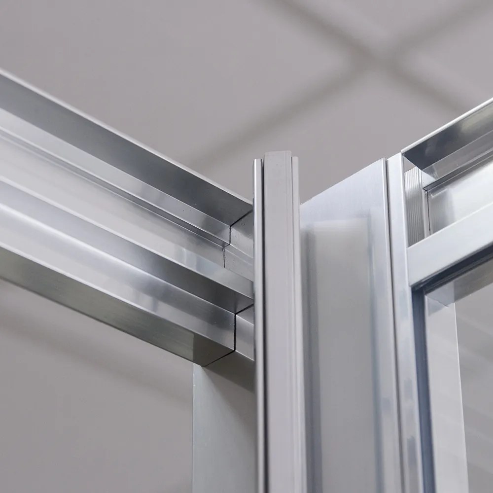 Sprchové dveře posuvné v kombinaci s pevnou stěnou LLB Viz technická specifikace Transparent Brillant LLD2/1000+LLB/750 1000 750 LLD2/1000_LLB/750_br_tr