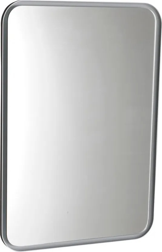 Sapho Sapho, FLOAT LED podsvícené zaoblené zrcadlo v rámu 500x700mm, bílá, 22571