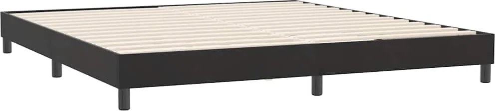 Postel Box Spring bez matrace černá 180x220 cm samet 3315887