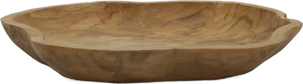 Dekorativní tác na teak, 35x30x4 cm, stojan na hrnce