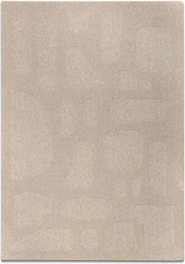 Taupe vlněný koberec 200x300 cm Archipelagio – Micadoni