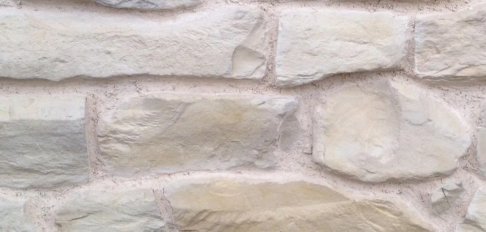 Kamenný obklad, Z BETONU, Limestone Opuka Champagne, světle šedá, 100 - 500 x 150 - 270 mm, tloušťka 20 - 60 mm, 0.5 m2