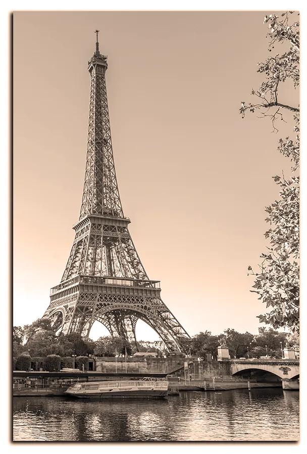 Obraz na plátně - Eiffel Tower - obdélník 7110FA (120x80 cm)