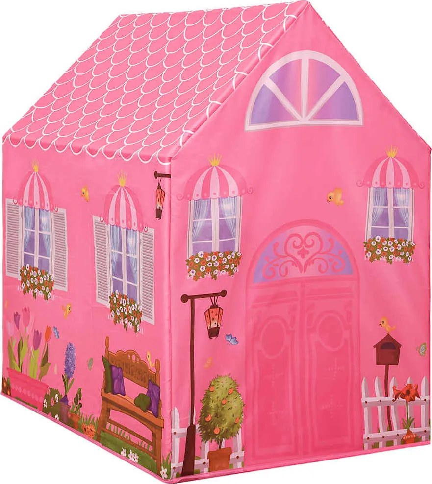vidaXL Dětský stan na hraní růžový 69 x 94 x 104 cm [93681]