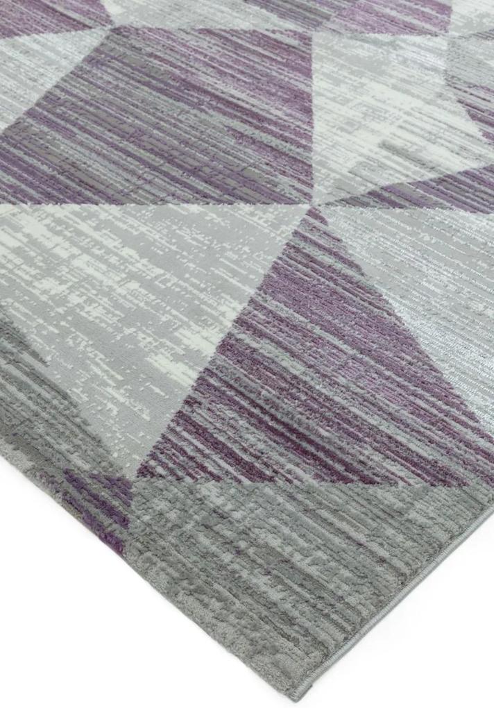Fialový koberec Volter Block Heather Rozměry: 160x230 cm