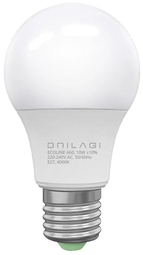 BRILAGI LED Žárovka ECOLINE A60 E27/10W/230V 4000K - Brilagi BG0208