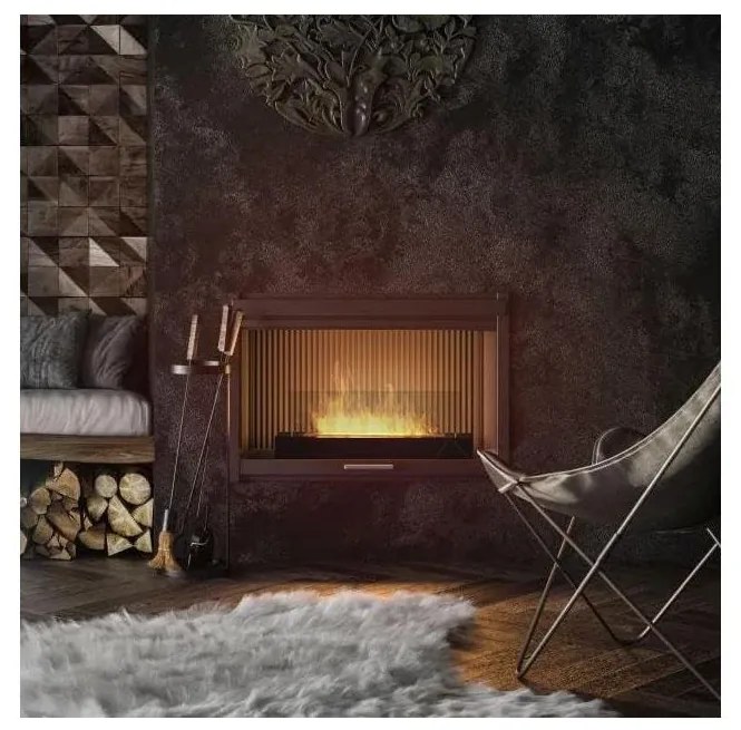 InFire - BIO krb 8x60 cm 3kW černá Firebox 600 black