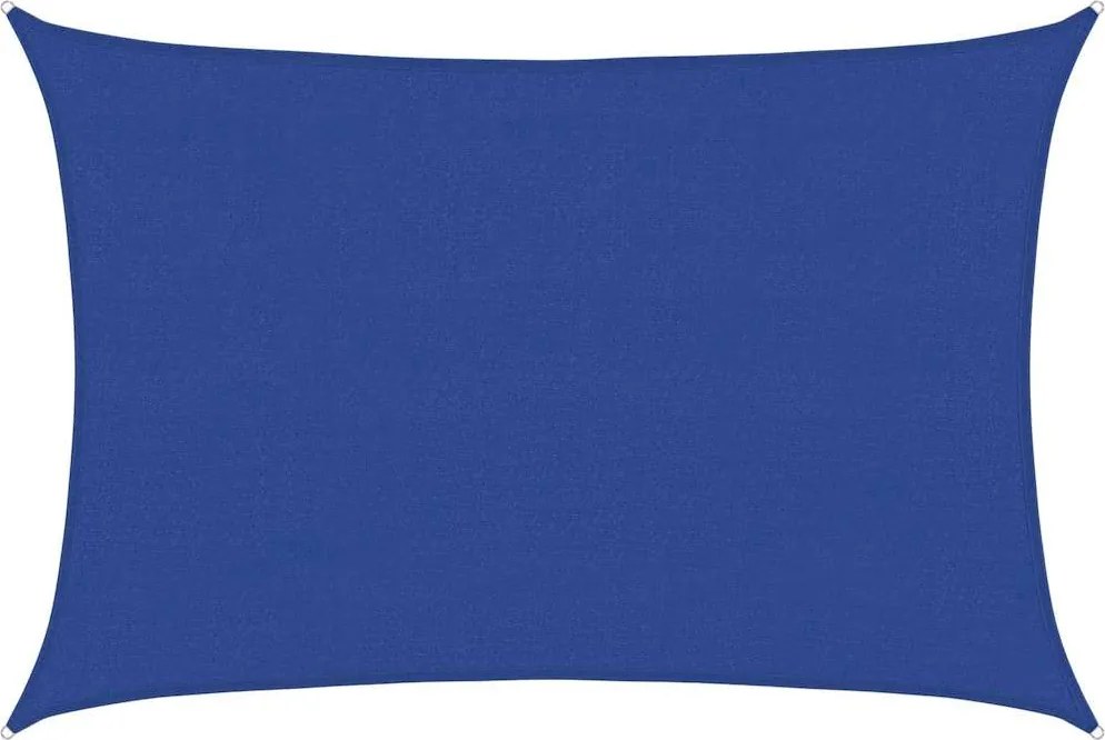 Plachta proti slunci 160 g/m² obdélník modrá 4 x 5 m HDPE 311518