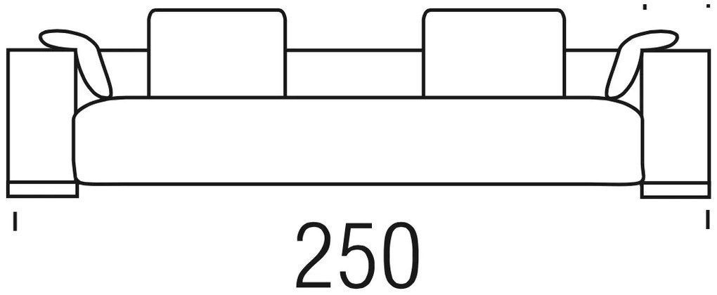 Beltá / Frajumar designové sedačky Suit 250cm