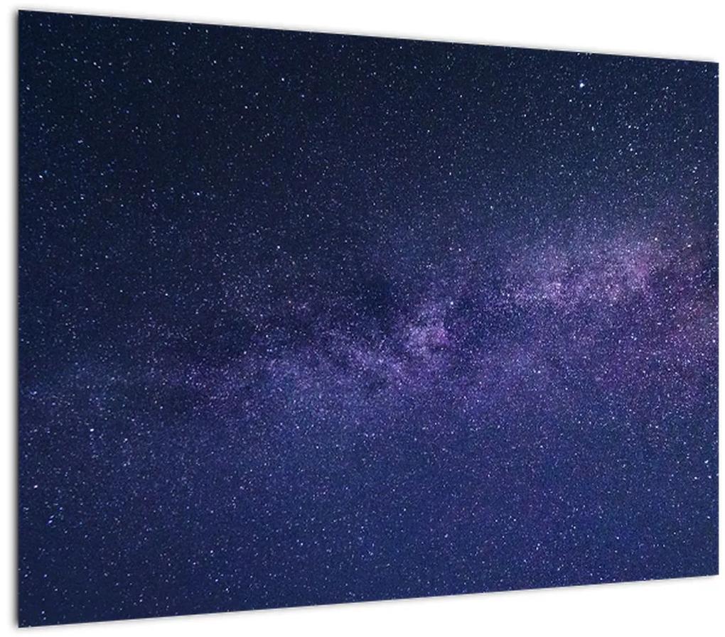 Skleněný obraz galaxie (70x50 cm)