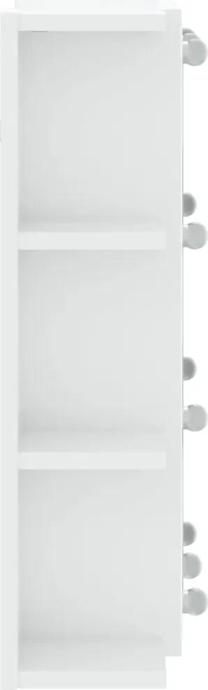 vidaXL Zrcadlová skříňka s LED 70 x 16,5 x 60 cm [808879] Barva: kouřový dub